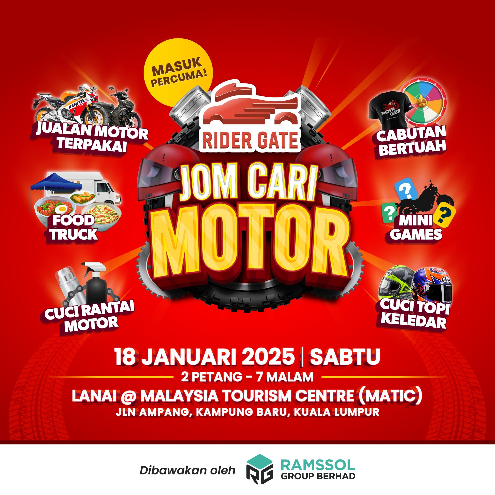 RiderGate – "Aplikasi Jual & Beli Motosikal Terpakai"